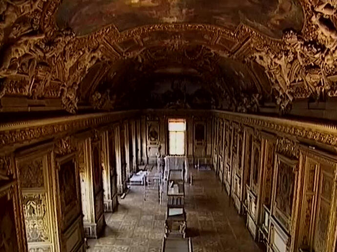 Rénovationde la galerie d'Apollon du musée du Louvre | INA