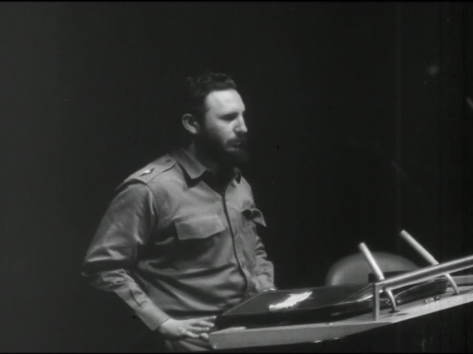 Discurso de Fidel Castro en la ONU = Discours de Fidel Castro à l'ONU | INA