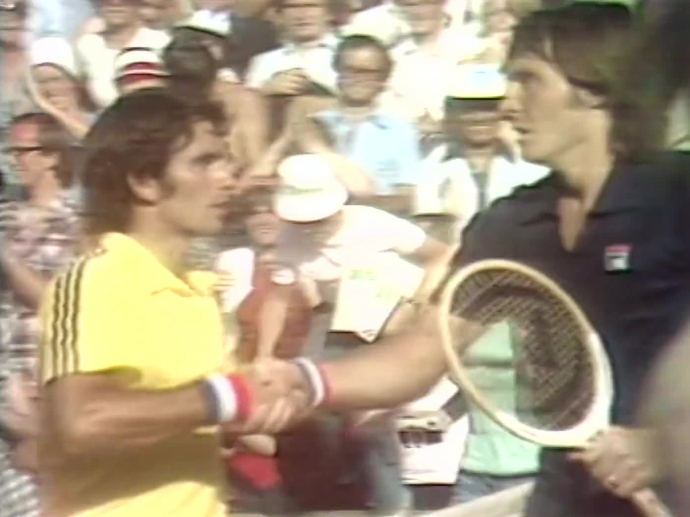 Finale internationaux de tennis : victoire d'Adriano Panatta contre ...