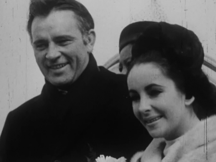 Liz Taylor et Richard Burton | INA