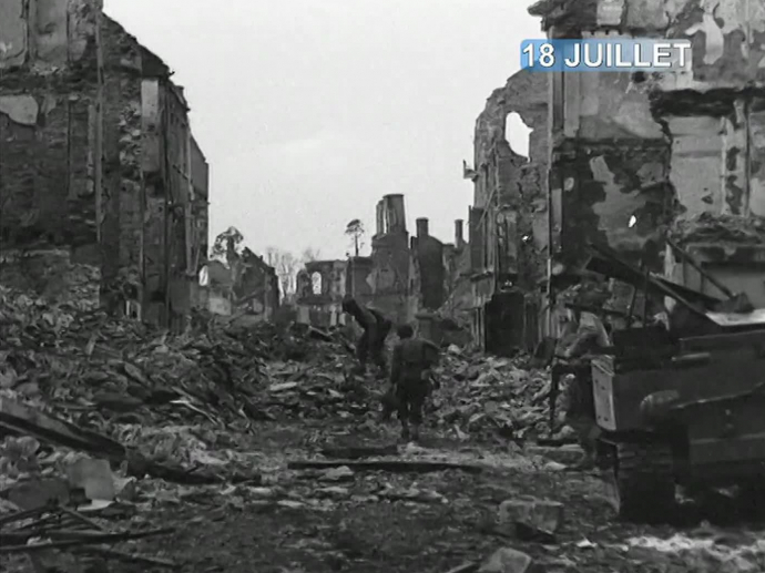 18 juillet 1944 : Saint-Lô capitale des ruines | INA