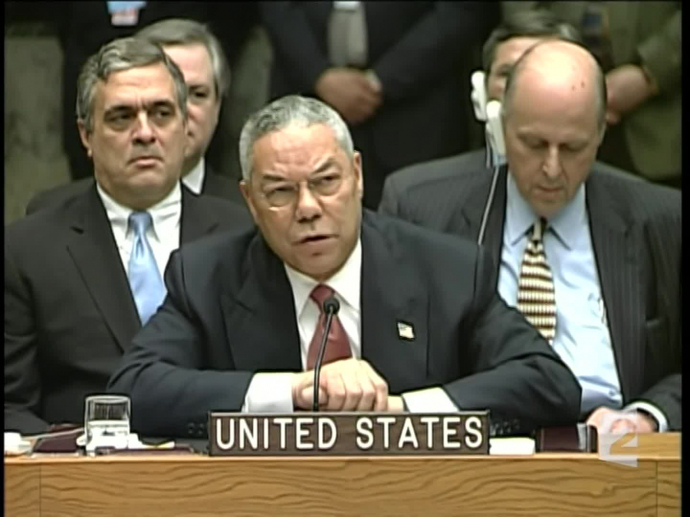 Discours de Colin Powell devant l'ONU | INA