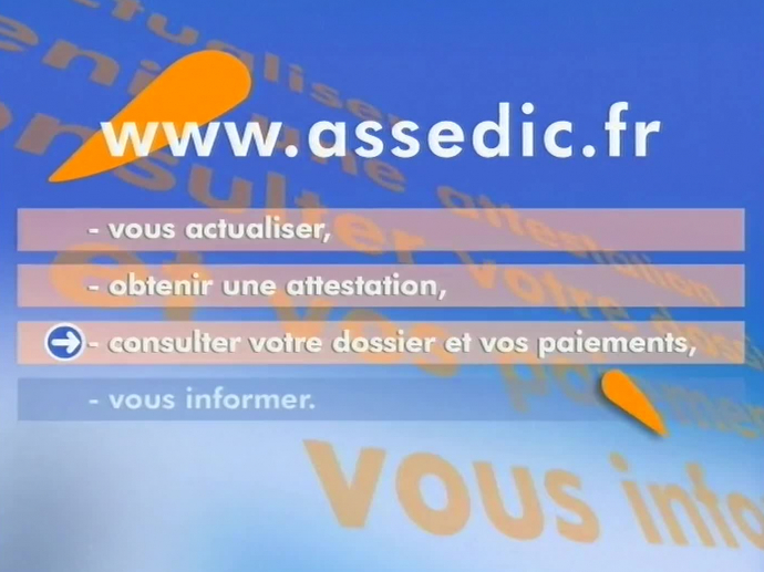 Assedic centre france : Assedic.fr | INA