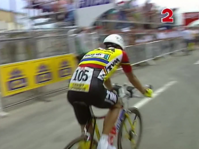 Départ Tony Rominger dans le contre la montre | INA