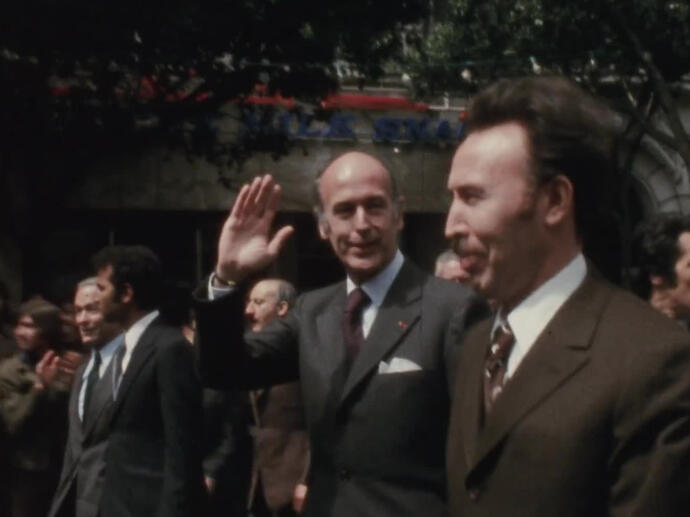 Valéry Giscard d'Estaing est le premier président français à être allé ...