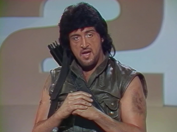 Interview-plateau Wayne Scott, le sosie de Sylvester Stallone/Rambo | INA