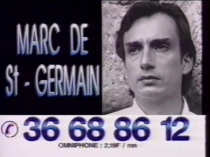 Voyance Marc de Saint Germain | INA