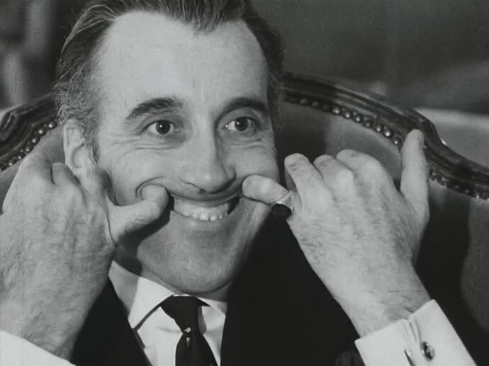 Christopher Lee et Victor Hugo | INA