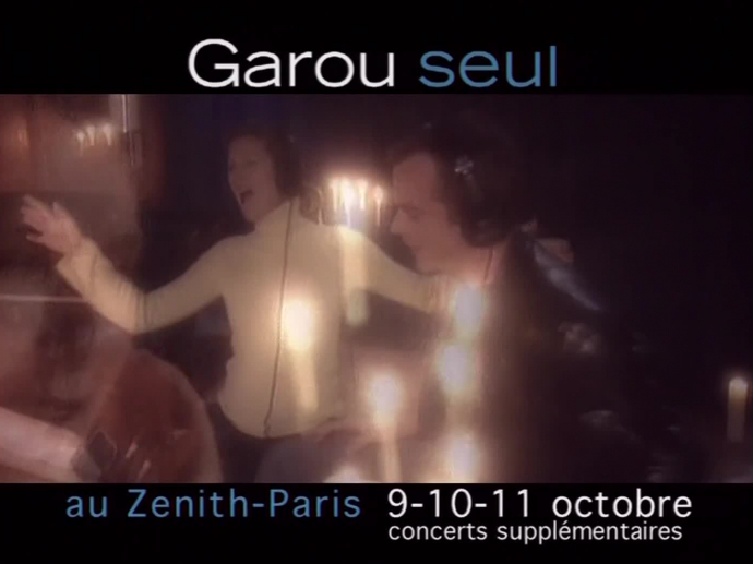 Garou : Album/gitan+concert Octobre | INA
