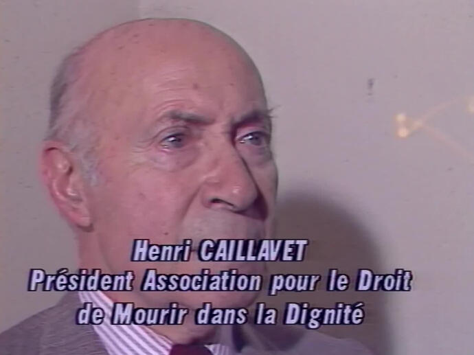 Henri Caillavet sur l'euthanasie | INA