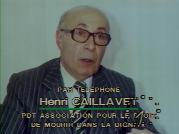 Sondage favorable à l'euthanasie - Interview d'Henri Caillavet : le ...