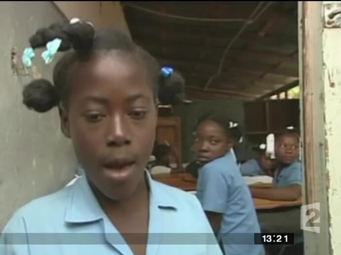 Haïti : l'exploitation des "restes avec", enfants esclaves | INA