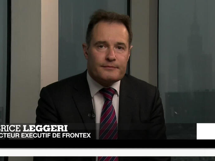 Fabrice Leggeri, directeur executif de Frontex | INA