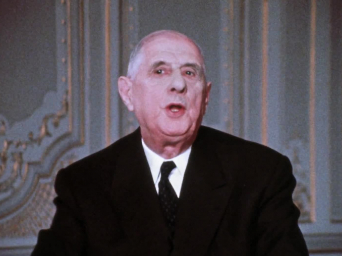 "Et que tous ceux qui ont misé sur le recul de la France..." | INA