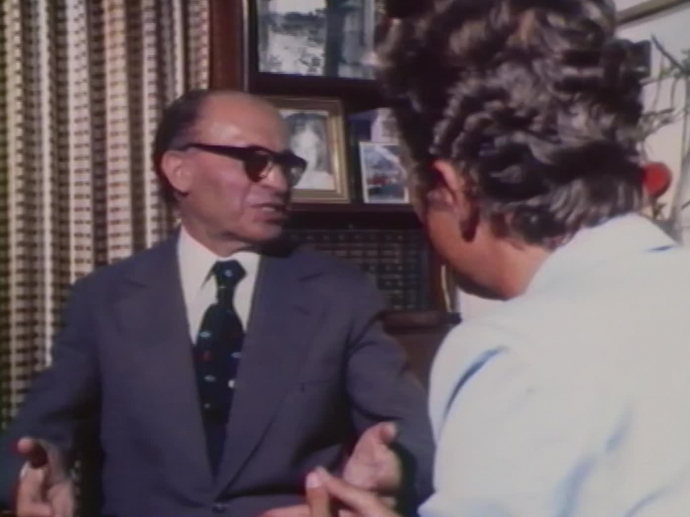 Interview de Menahem Begin après son élection à la tête du gouvernement ...