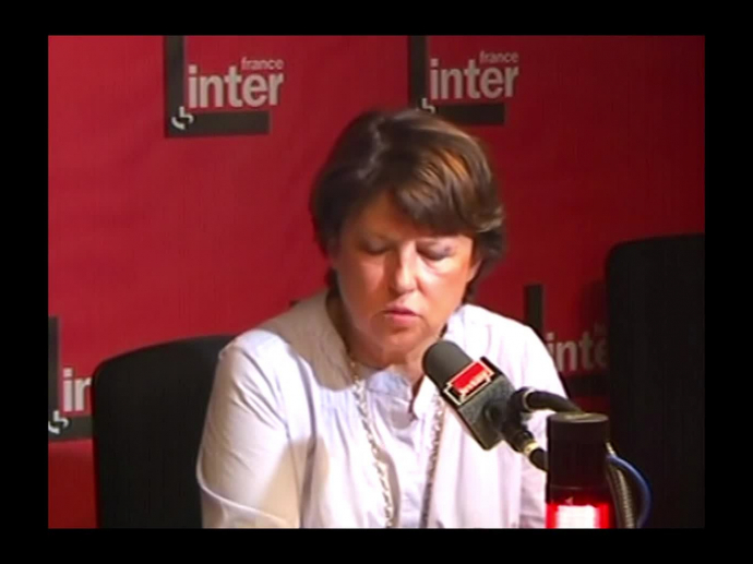 Martine Aubry - France Inter | INA