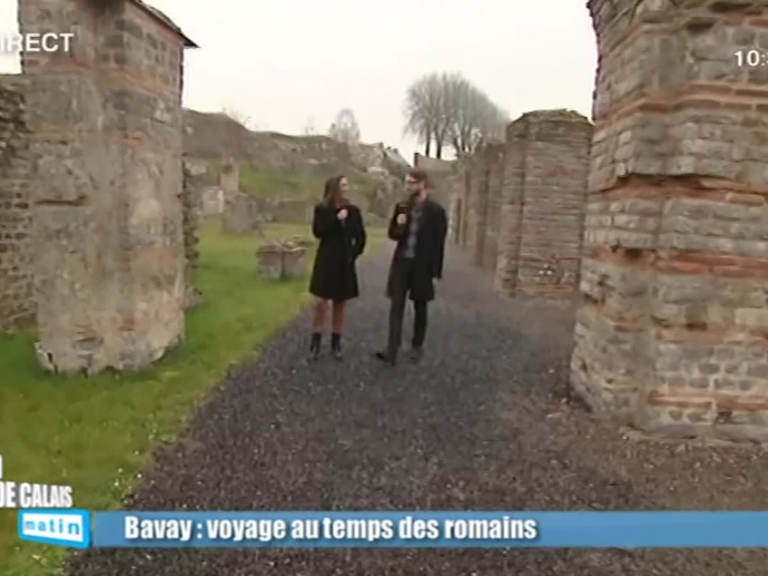 Visite du forum romain de Bavay | INA