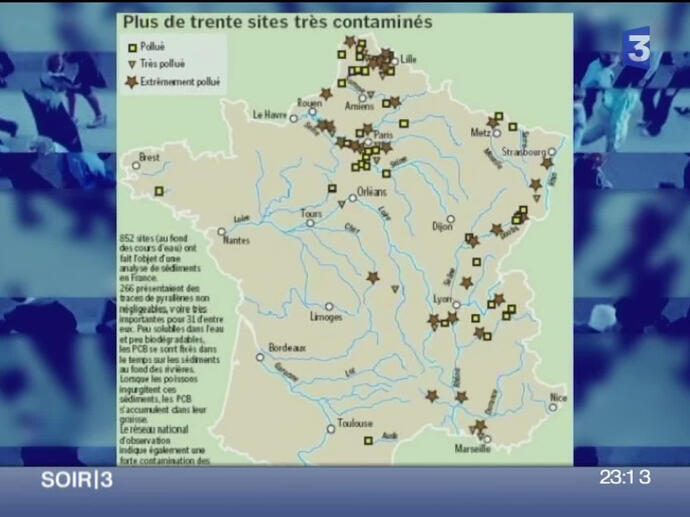 Les fleuves français pollués au pyralène | INA