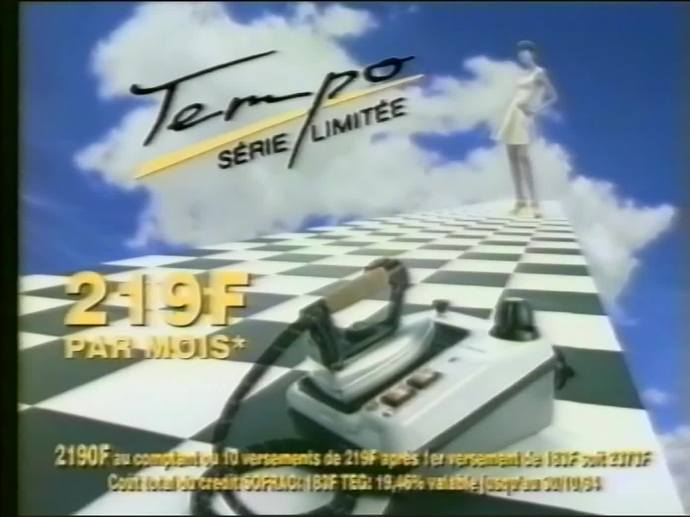 SINGER TEMPO : FER PRESSING | INA