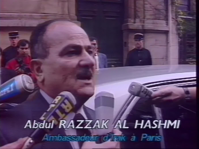 Interview ambassadeur d'Irak en France : Abdel Razzak Al-Hashimi | INA