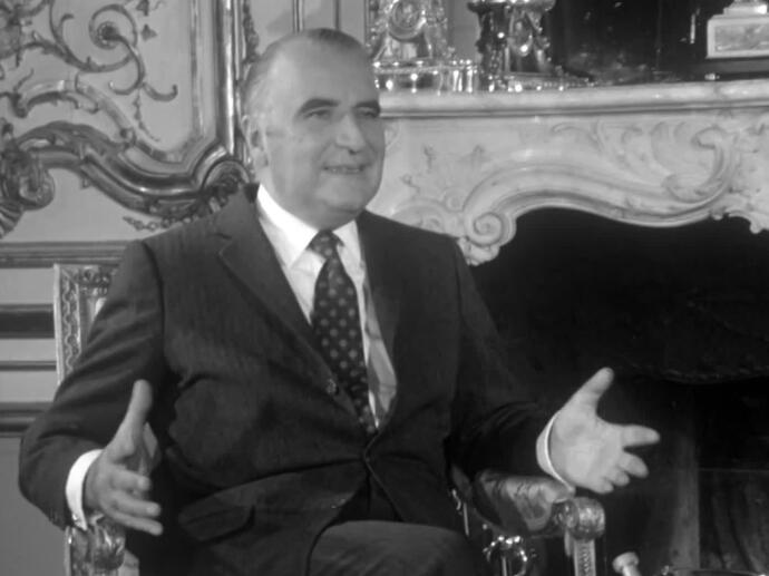 EXTRAIT INTERVIEW M POMPIDOU | INA