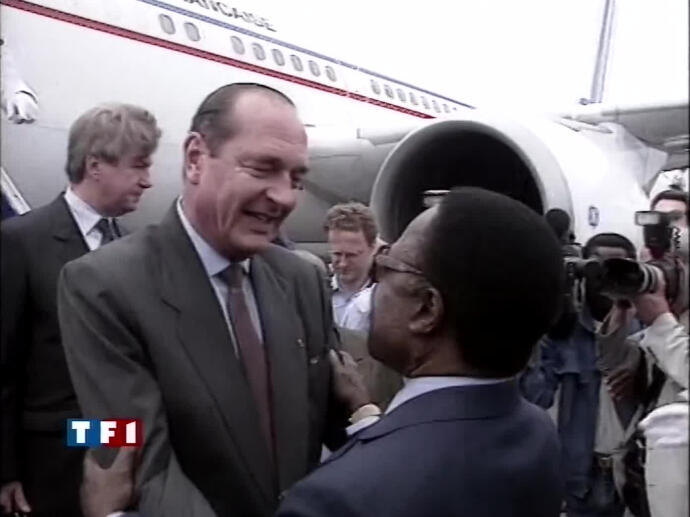 Jacques Chirac au Gabon | INA