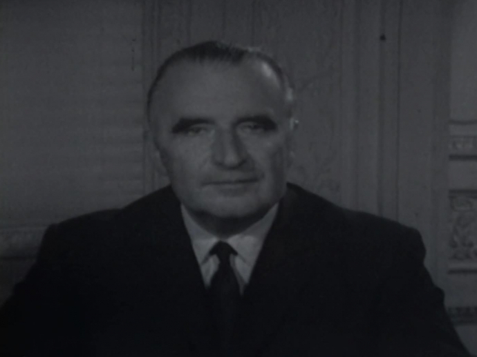 Déclaration de Monsieur Georges Pompidou | INA