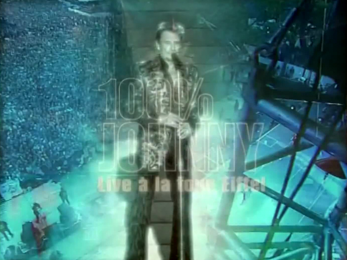 Johnny Hallyday : 100% live a la tour Eiffel TF1 | INA