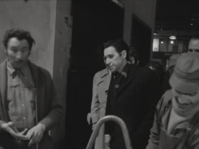 Visite de Jean Royer aux Halles de Rungis | INA