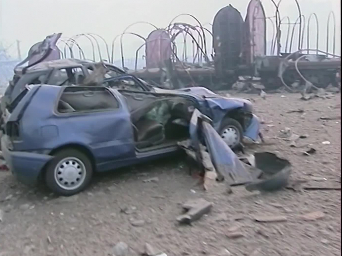 21 septembre 2001 : les premières images après l'explosion de l'usine ...