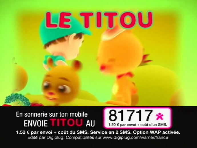 Single titou le lapinouf+sms Version 20 secondes | INA