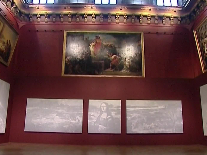 Exposition de Yan Pei Ming: "Les funérailles de Mona Lisa" | INA