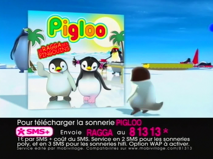 Pigloo ragga des pingouins version TF1 Version 10 secondes | INA