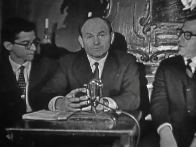 Barney Wilen, Bud Powell, Clark Terry, Pierre Michelot et Kenny Clarke ...