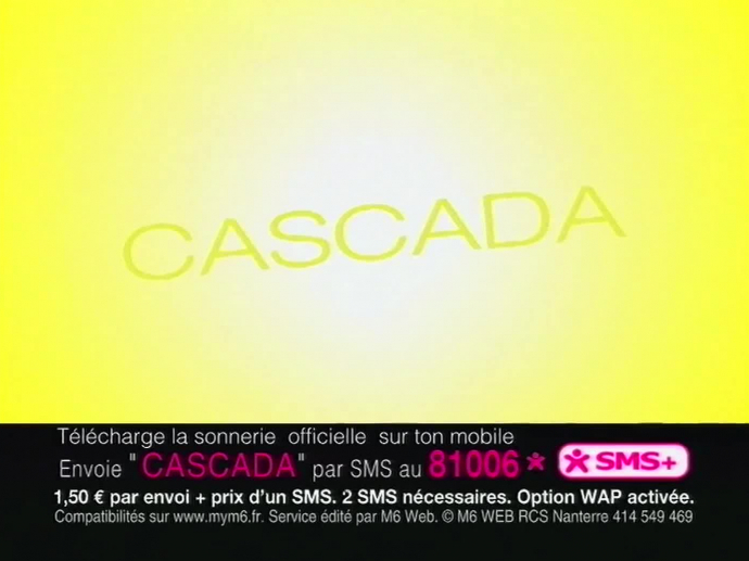 Cascada album + single Version 15 secondes | INA