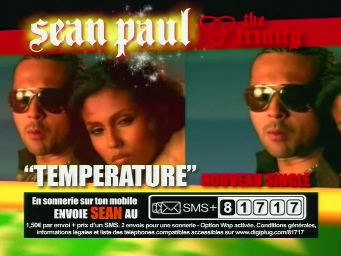 Sean Paul : album 3 titres Version 15 secondes | INA