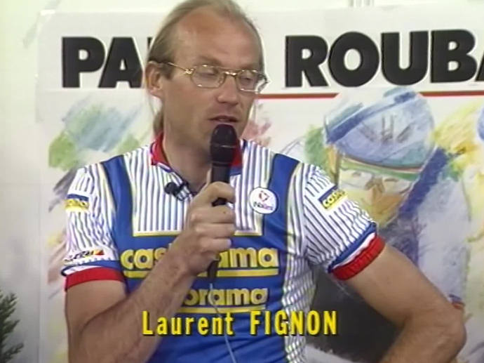 Fignon à la veille du départ de Paris Roubaix | INA