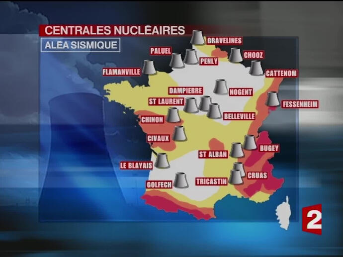 Protection des centrales nucléaires situées en zone sismique | INA
