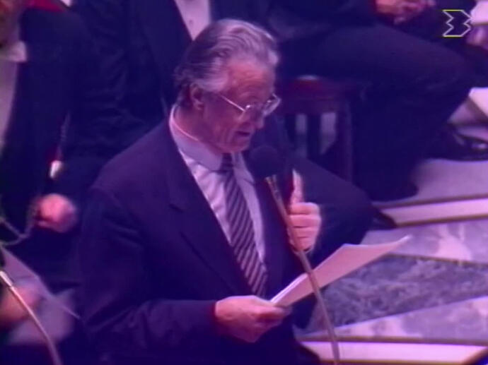 Roland Dumas à l'Assemblée nationale | INA