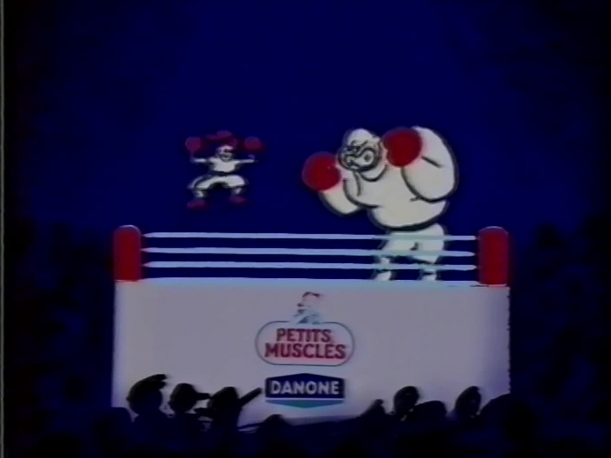 DANONE PETITS MUSCLES / CA CARTOON CANAL PLUS : PETIT SUISSE AUX FRUITS ...