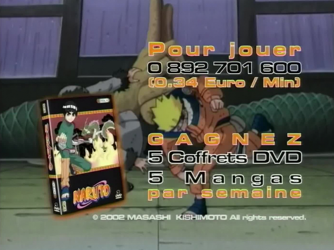 Game one : Concours naruto dvd vol.4 | INA