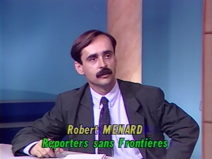 Robert Ménard à propos de l'extension de Reporters sans frontières | INA