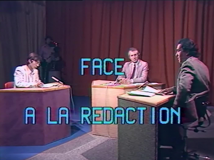 Générique Face à la rédaction | INA