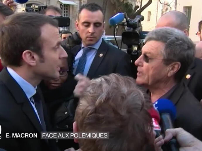 Emmanuel Macron : Face aux polémiques | INA