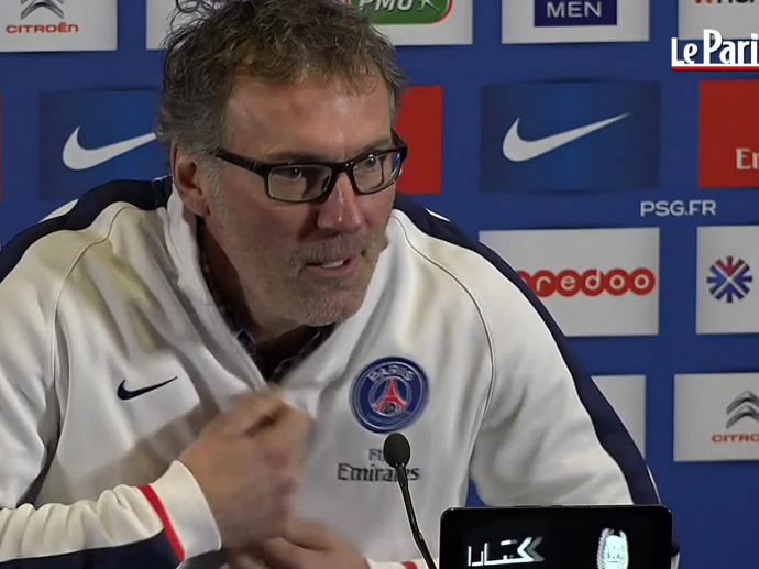 Avant le match PSG-Montpellier, Blanc refuse d'évoquer Chelsea | INA Avant le match PSG-Montpellier, Blanc refuse d'évoquer Chelsea | INA