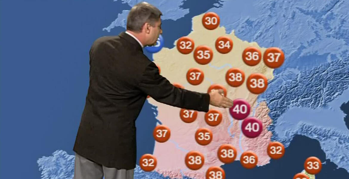Canicule 2003 : à quoi ressemblaient les bulletins météo ? | INA
