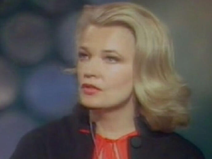 Gena Rowlands à propos de son travail avec son mari, le réalisateur ...